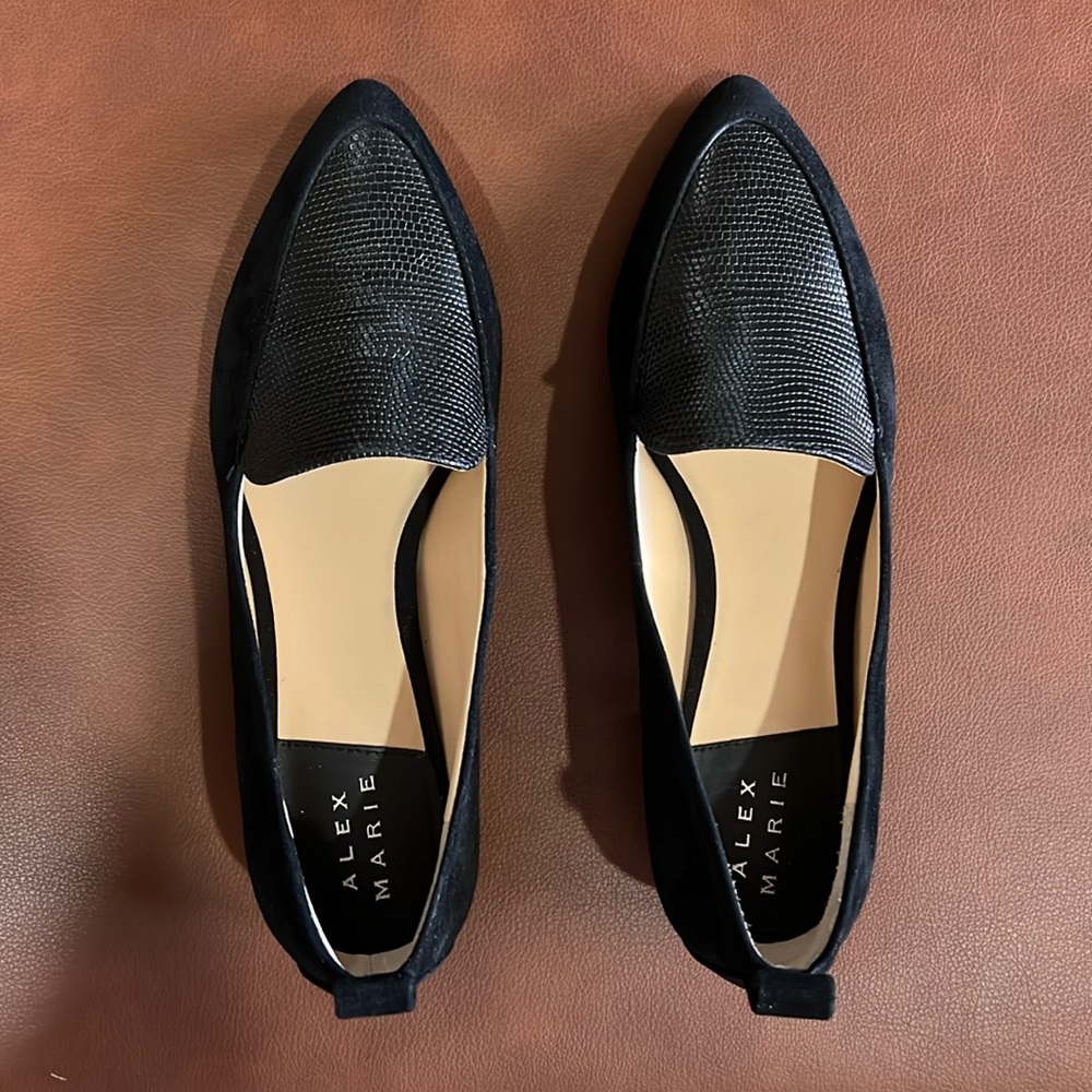 Alex Marie Black Loafers - Gem